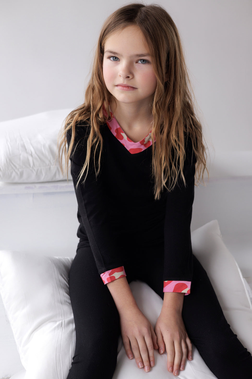 Bamboo Leopard Loungewear Set, Girl — NoggiWear