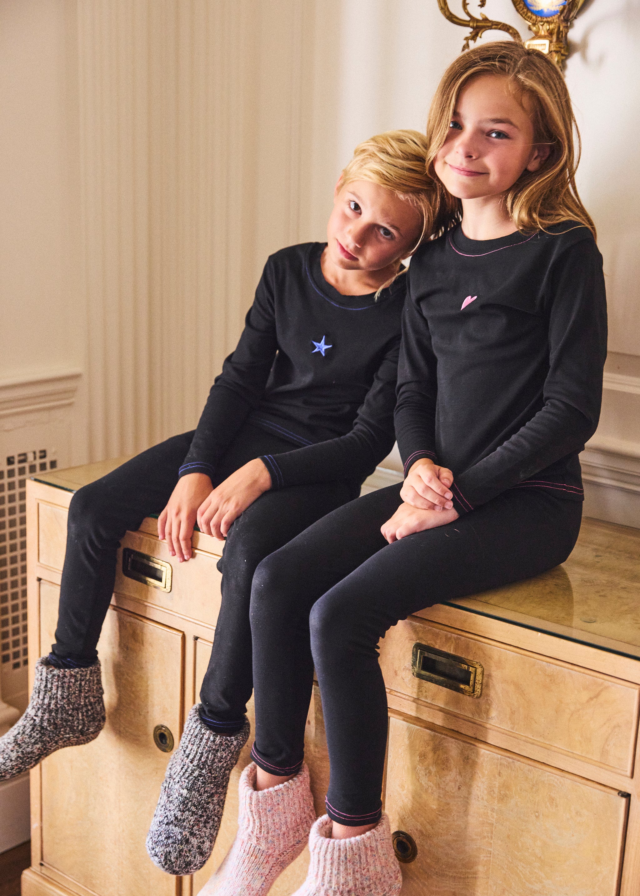 Satin Trim Loungewear Set – NoggiWear